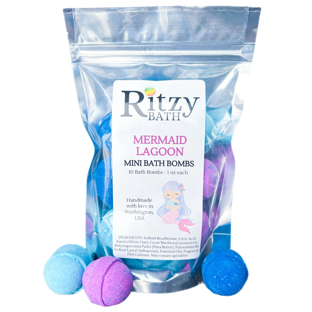 Mermaid Lagoon Wholesale Mini Bath Bombs – RitzyBath